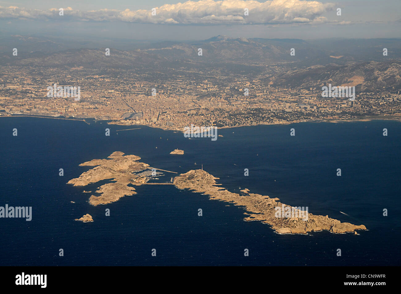 Frioul archipelago, a group of 4 islands located 4 kms off the ...