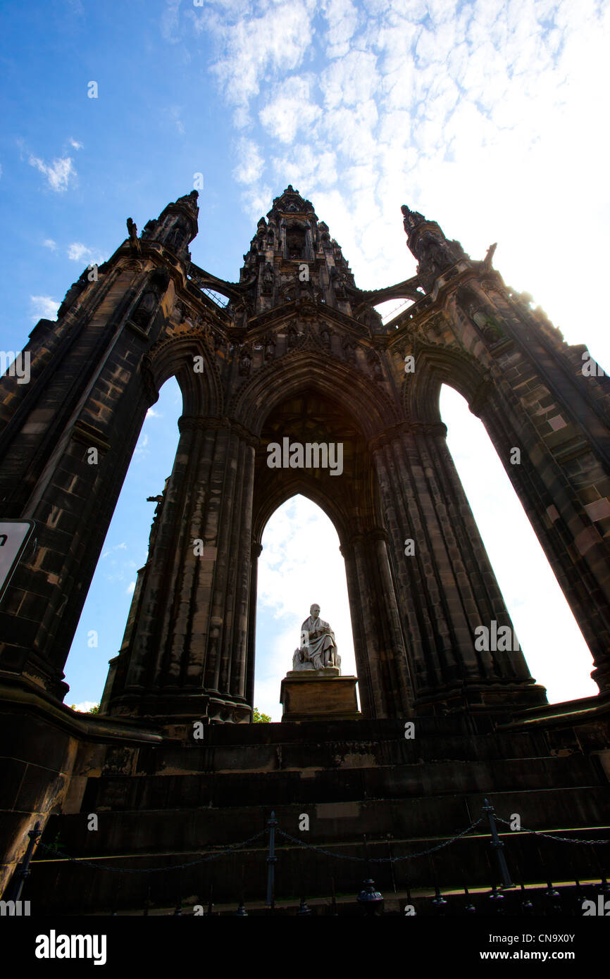The Scott monument in Edinburgh Scotland Stock Photo - Alamy