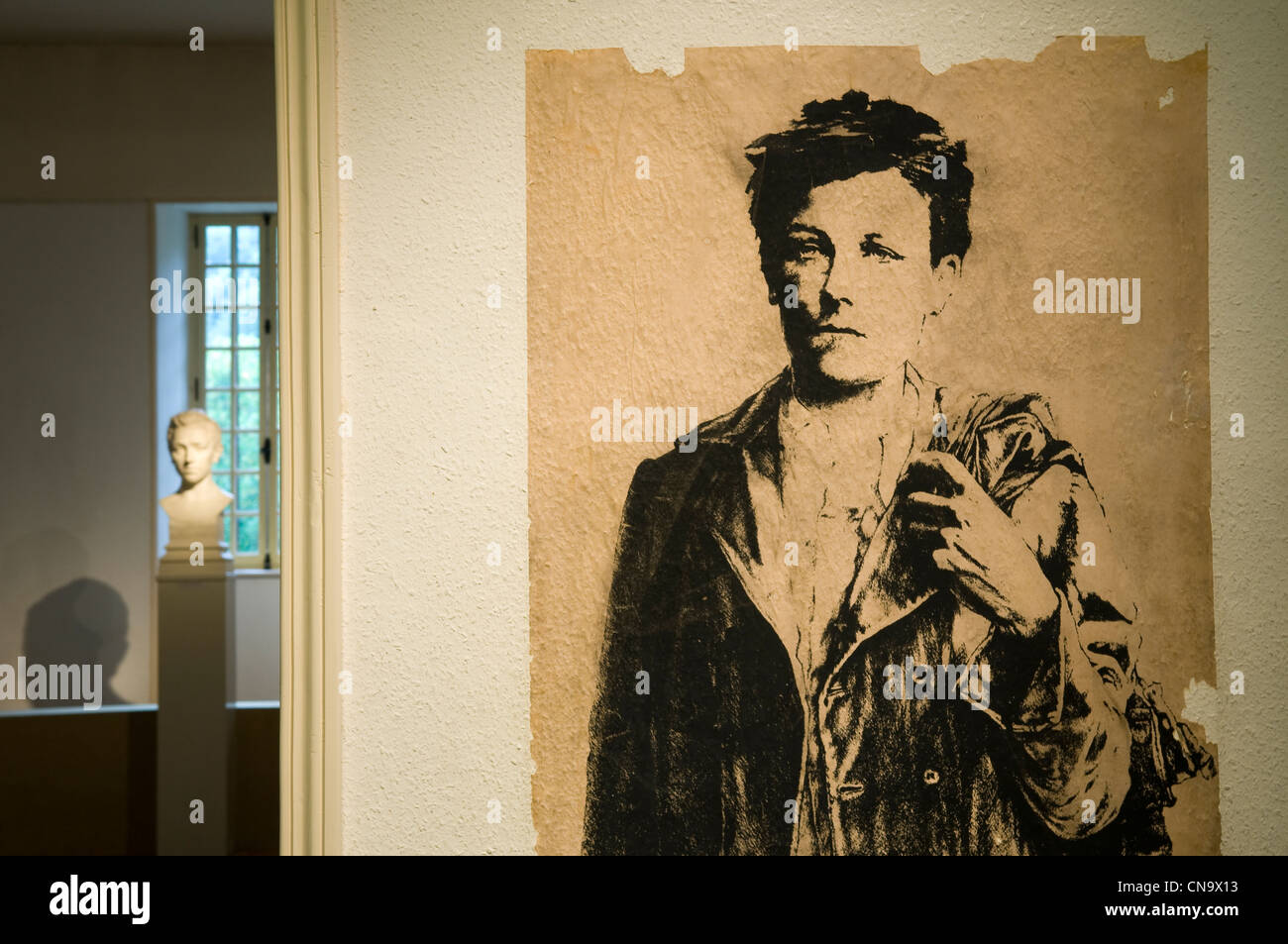 France, Ardennes, Charleville Mezieres, Arthur Rimbaud museum Stock ...