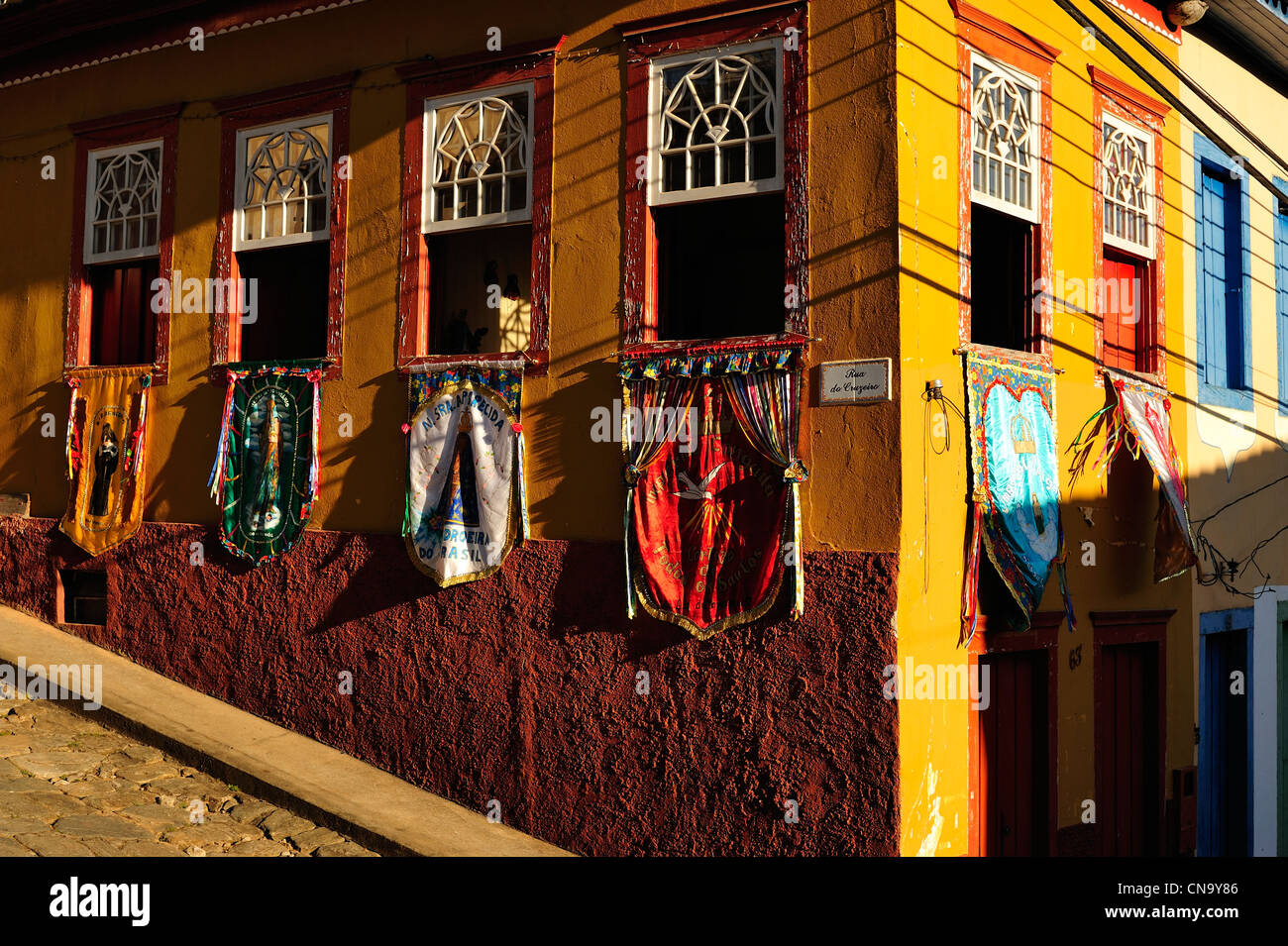 Brazil, Sao Paulo State, Sao Luiz de Paraitinga, Holy Spirit procession ...
