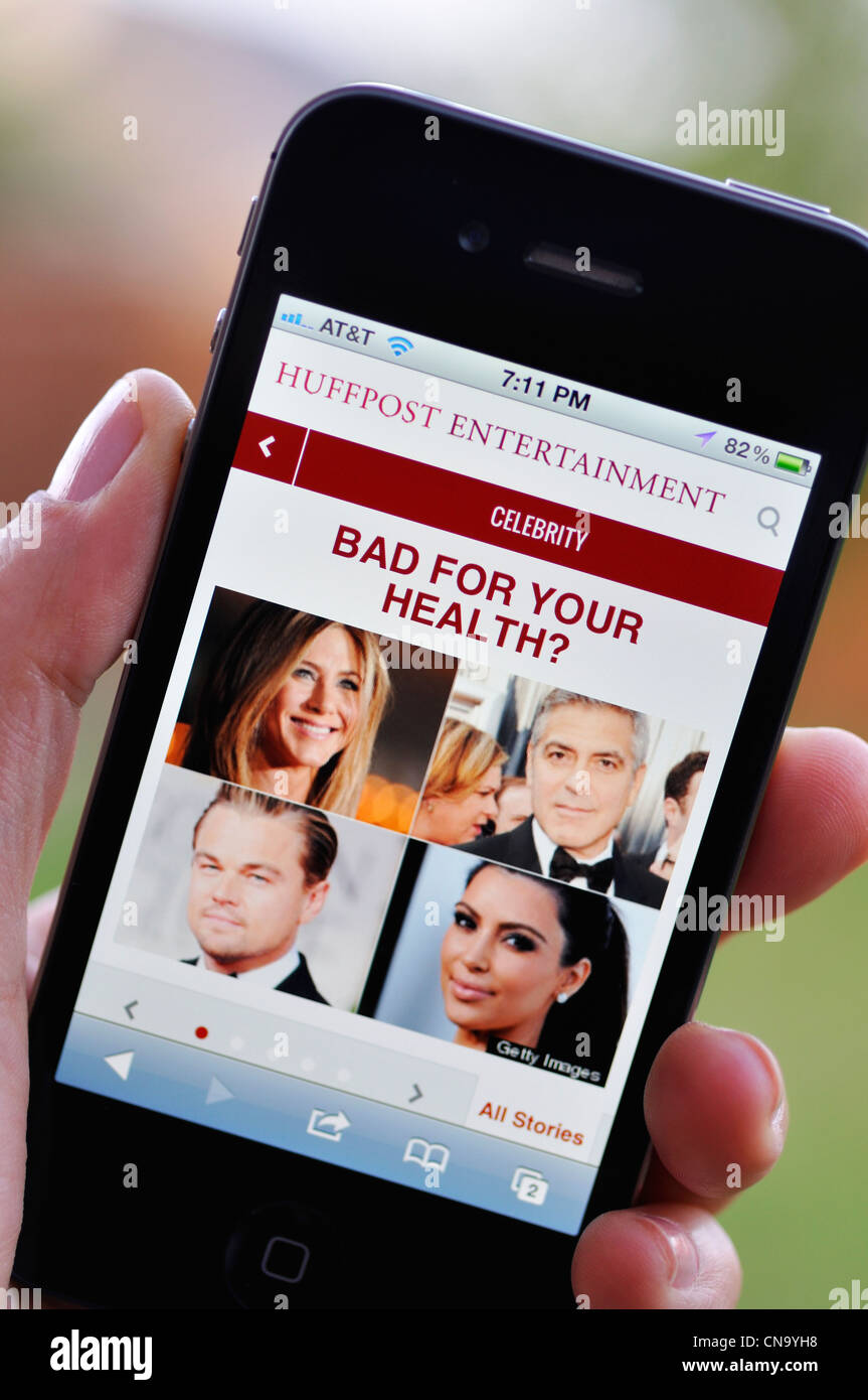 Apple products celebrity hi-res stock photography and images - Alamy