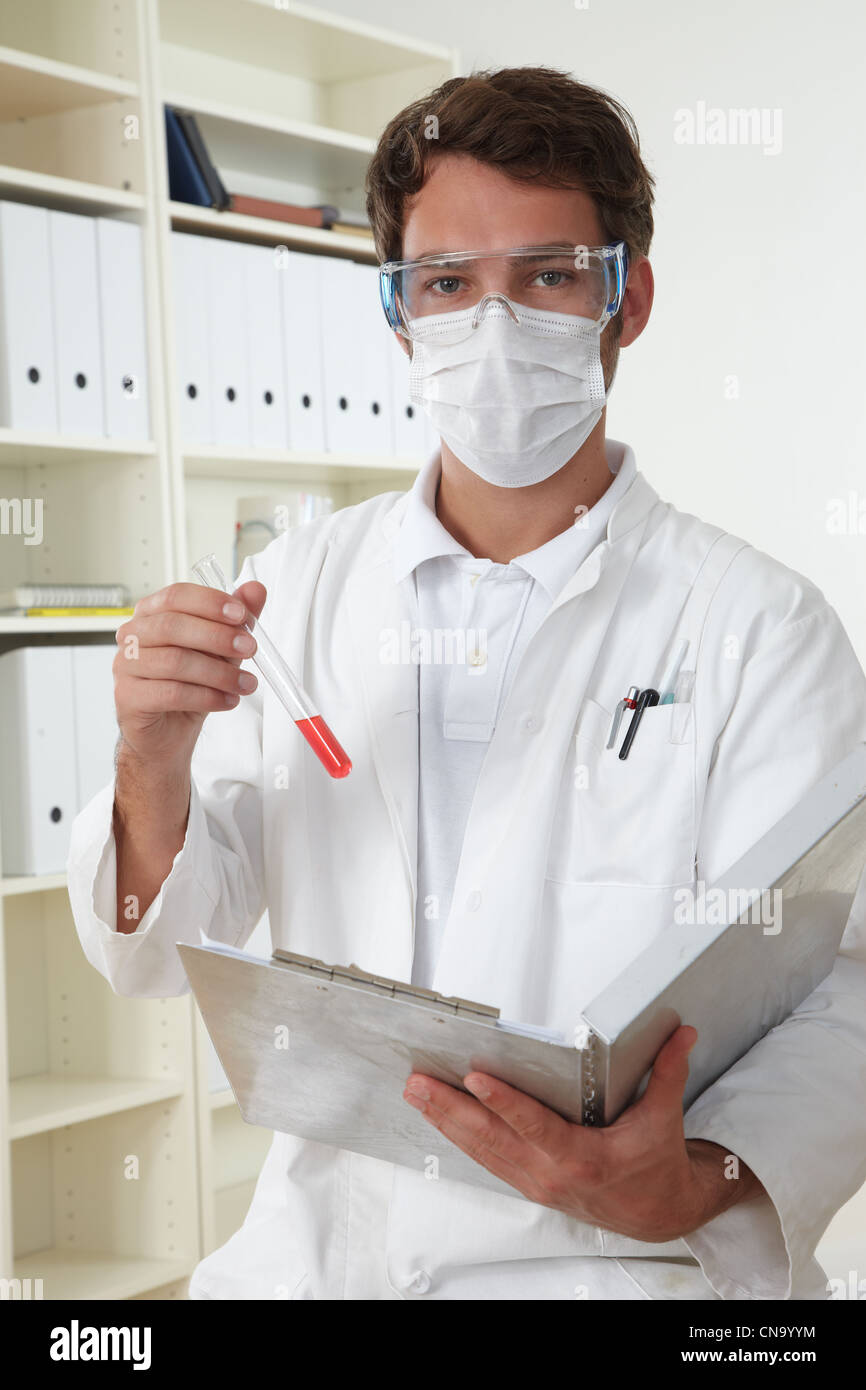 doctor in chemical lab Stock Photo - Alamy