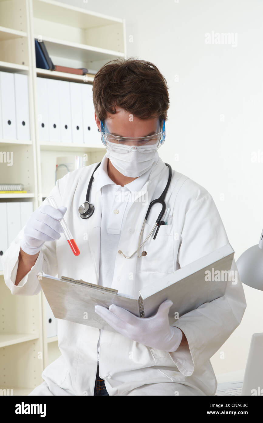 doctor in chemical lab Stock Photo - Alamy