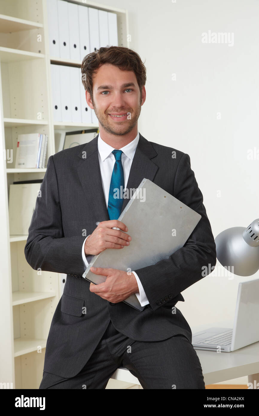 business man in office Stock Photo - Alamy