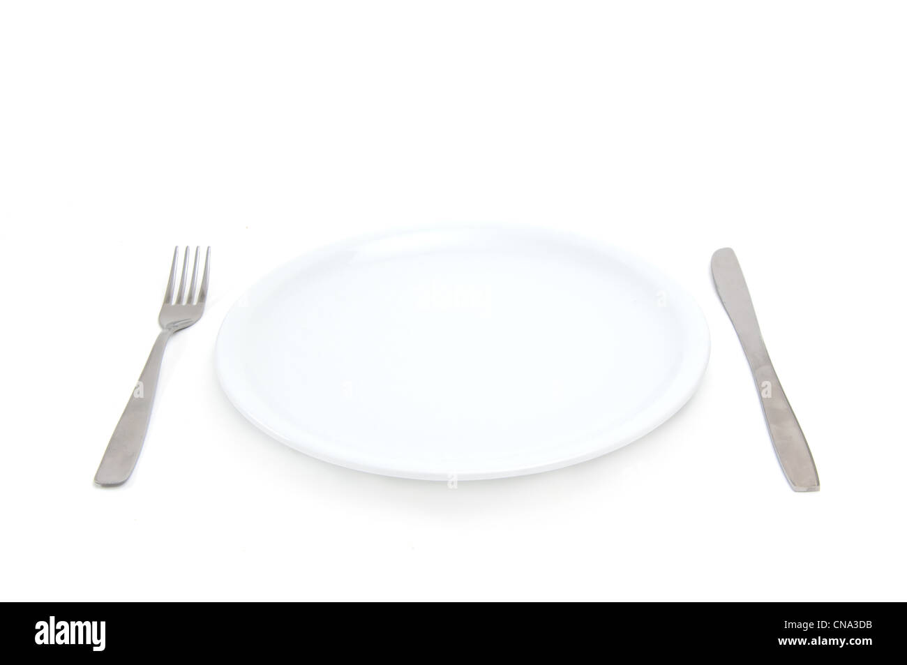 Kitchen with empty plate hi-res stock photography and images - Alamy