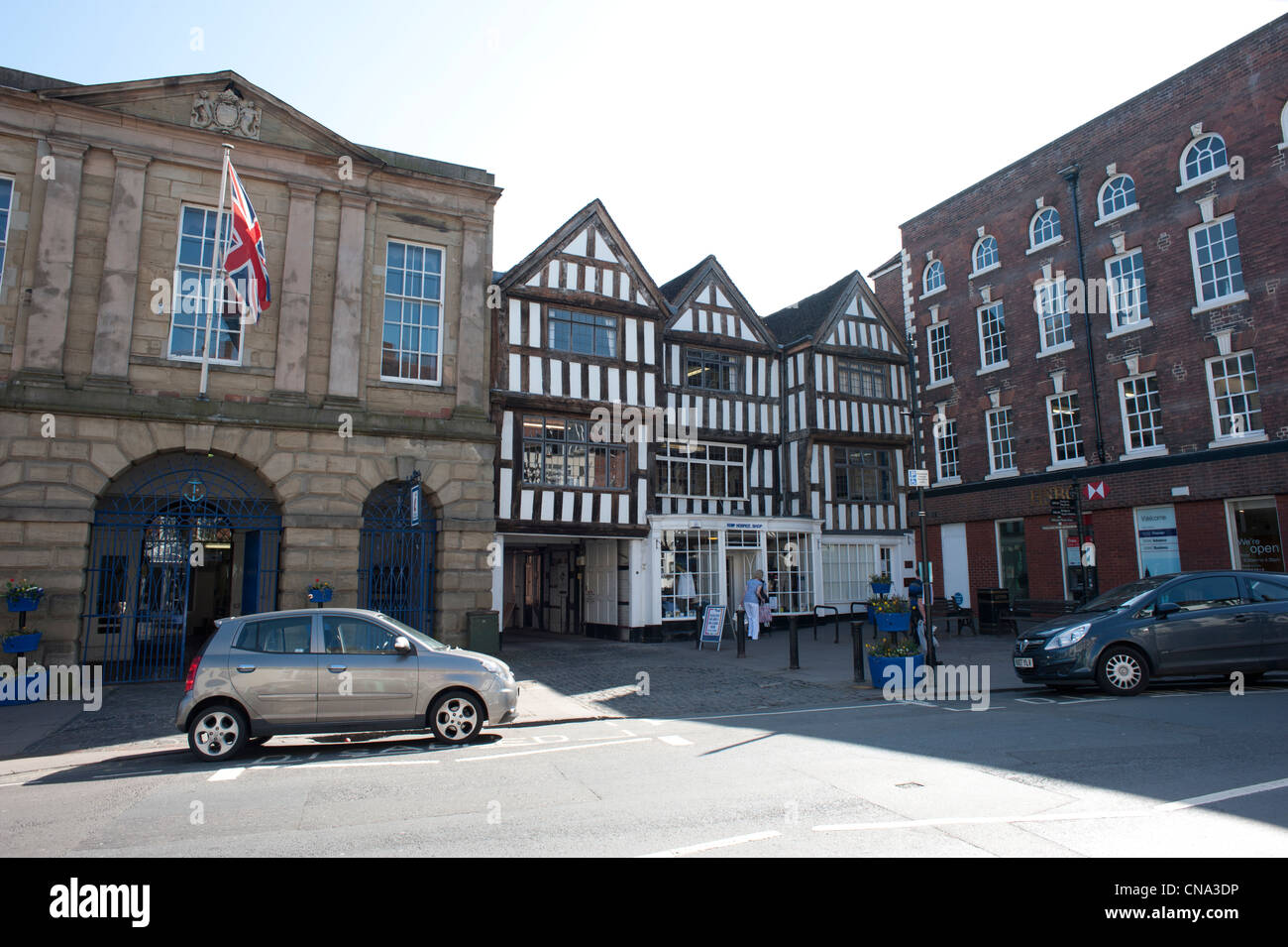 Town centre buildings, Bewdley Worcestershire England Stock Photo - Alamy