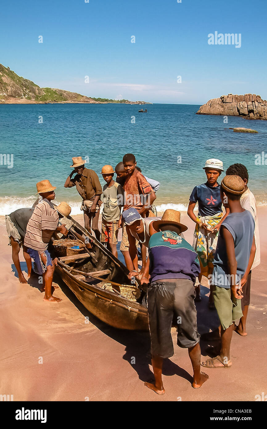 Back from fishing in Fort Dauphin (Tolagnaro), southern Madagascar ...