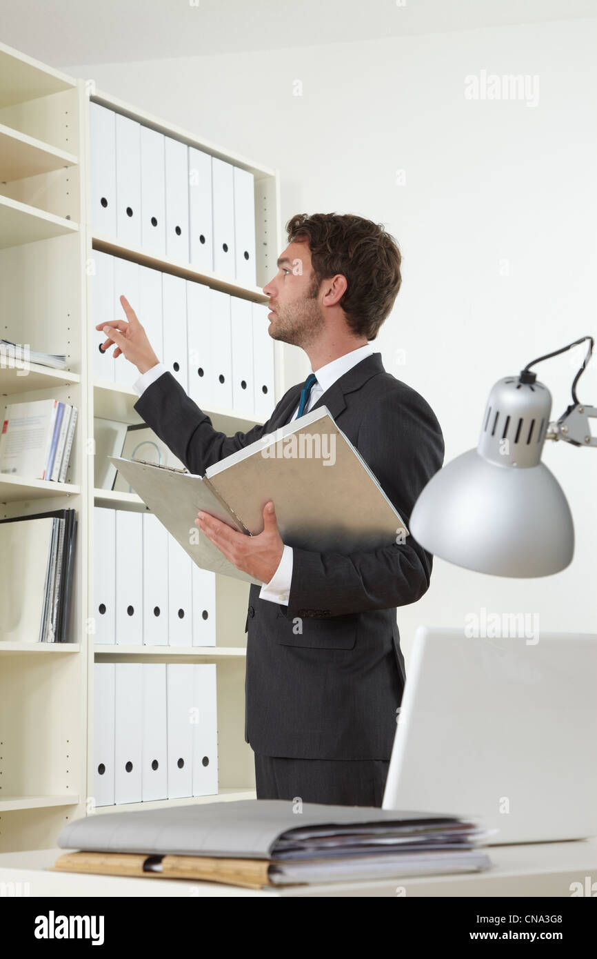 business man in office Stock Photo - Alamy