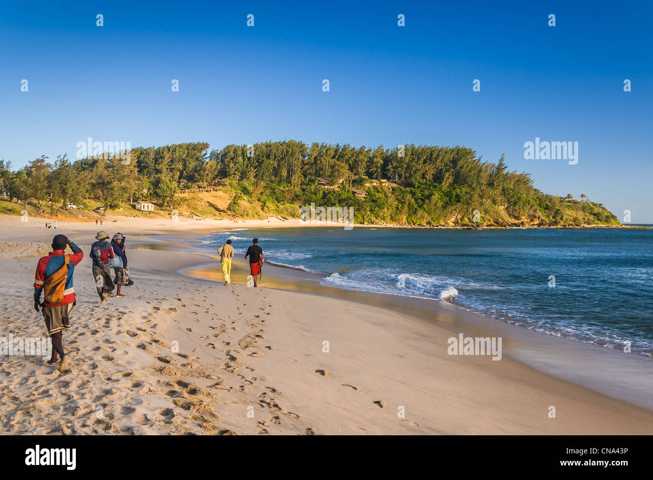 The Libanona beach of Fort Dauphin (Tolagnaro), southern Madagascar ...
