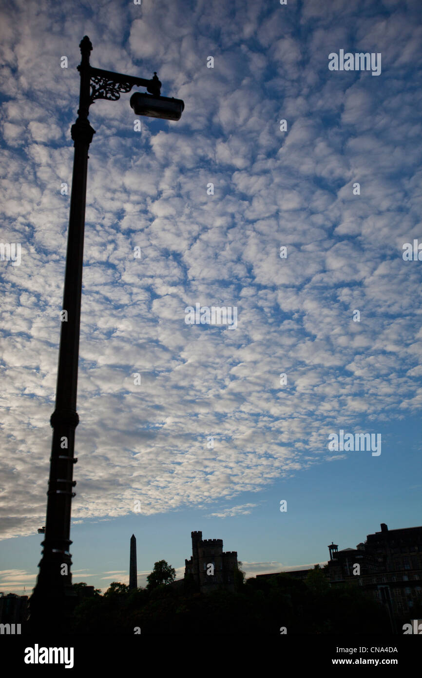 Lamp post silhouette hi-res stock photography and images - Alamy