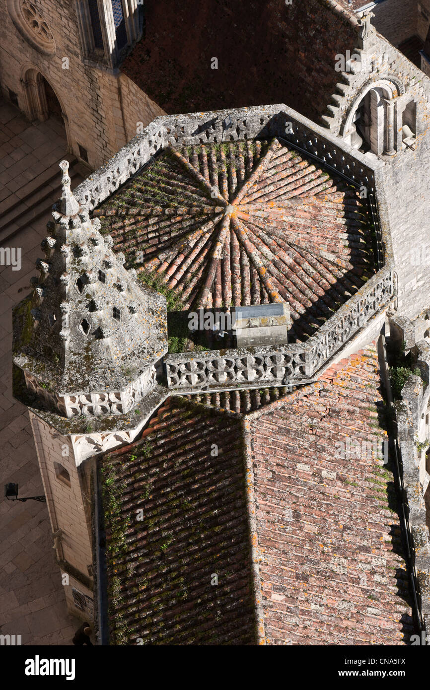 France, Lot, Rocamadour, city religious From the ramparts of the Castle ...