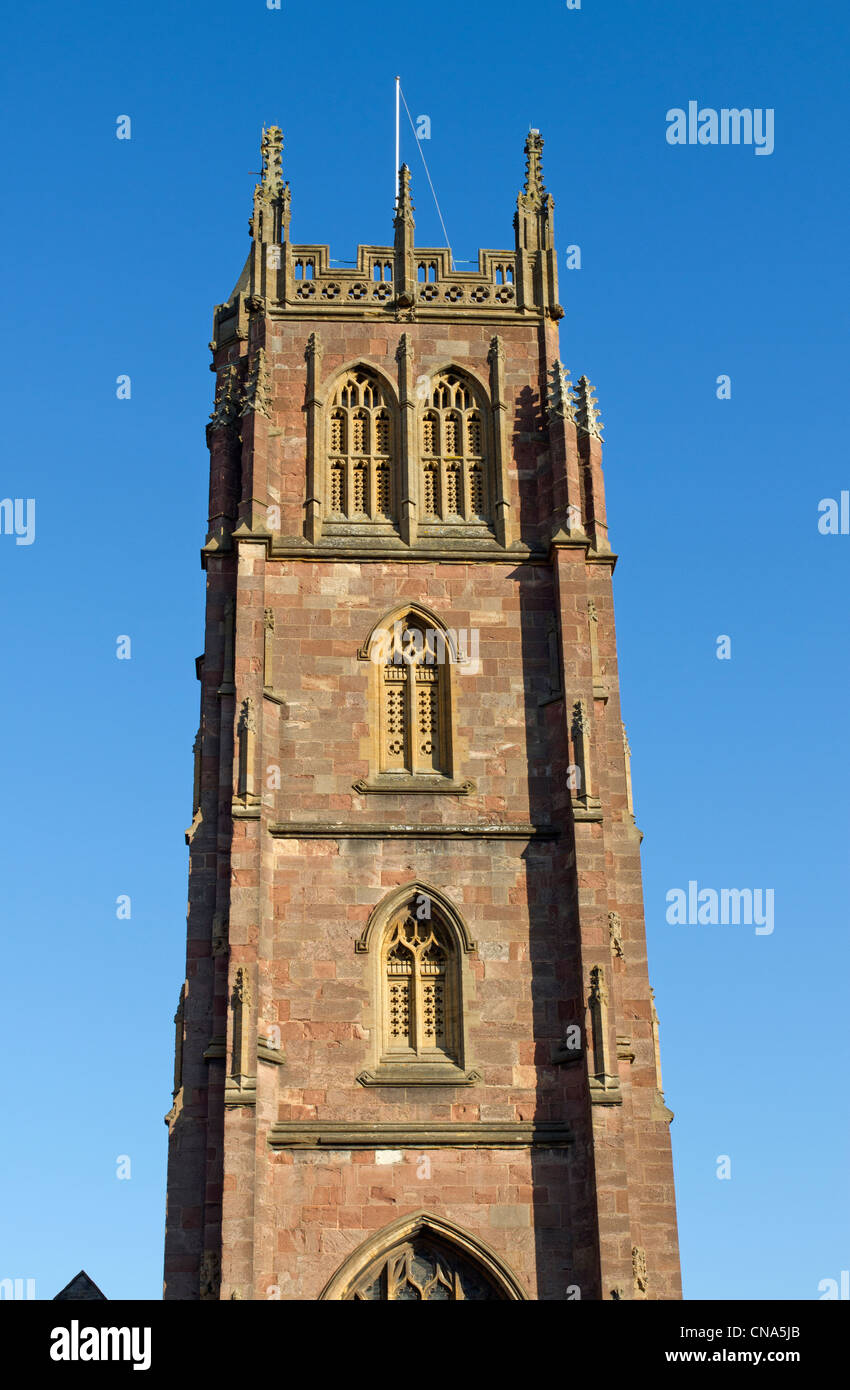 St James Church West Tower in Taunton, Somerset UK Stock Photo - Alamy