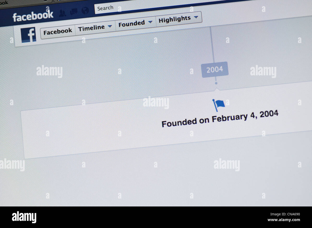 The facebook 2004 hi-res stock photography and images - Alamy