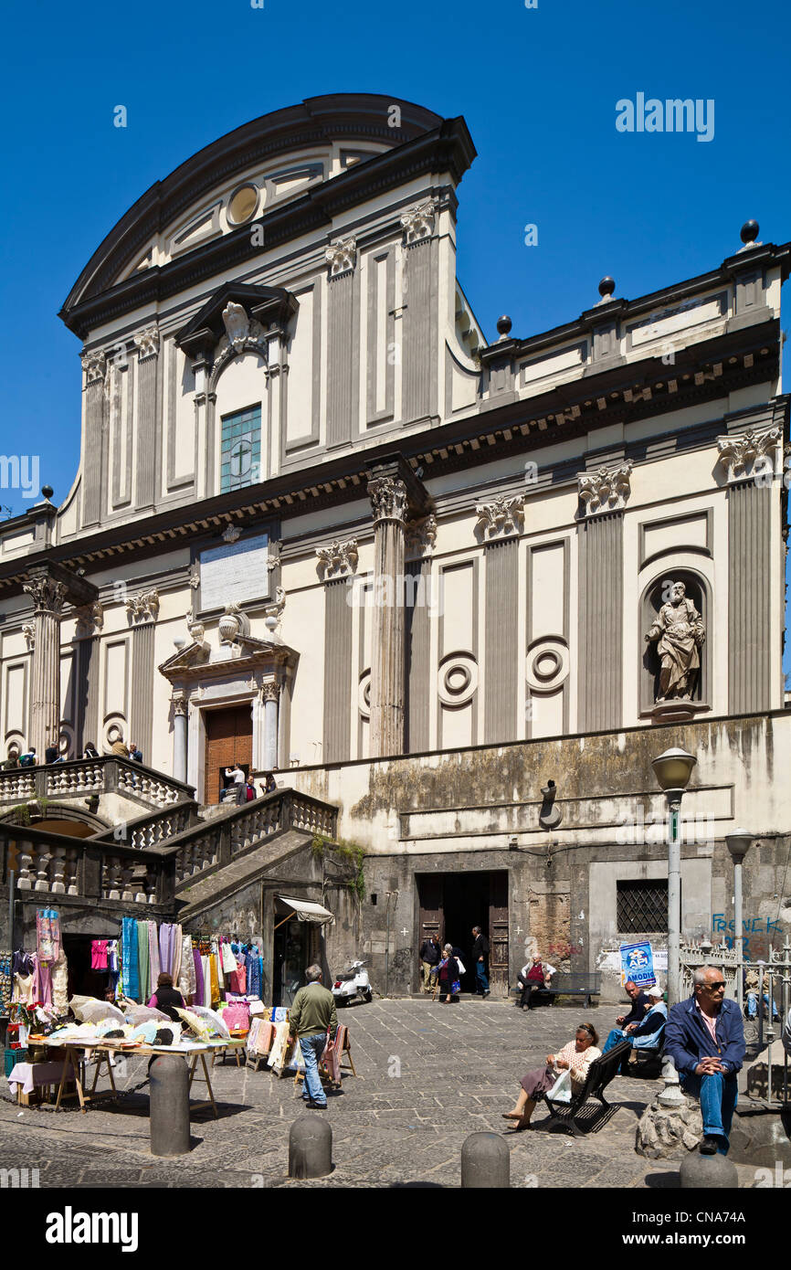 Italy, Campania, Naples, Historic center listed as World Heritage by ...
