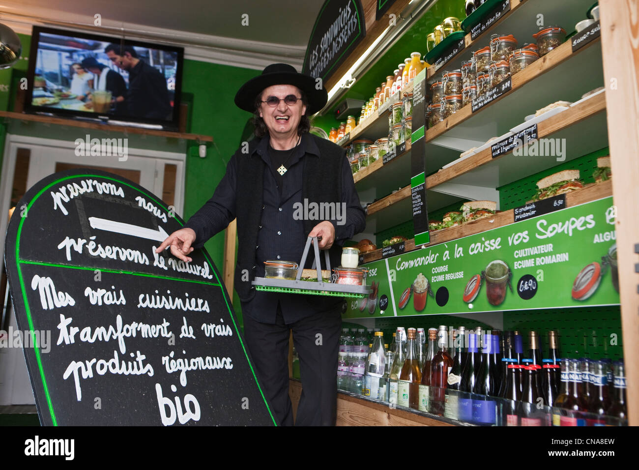 France, Haute Savoie, Annecy le Vieux, Marc Veyrat in Bio Fast Good ...