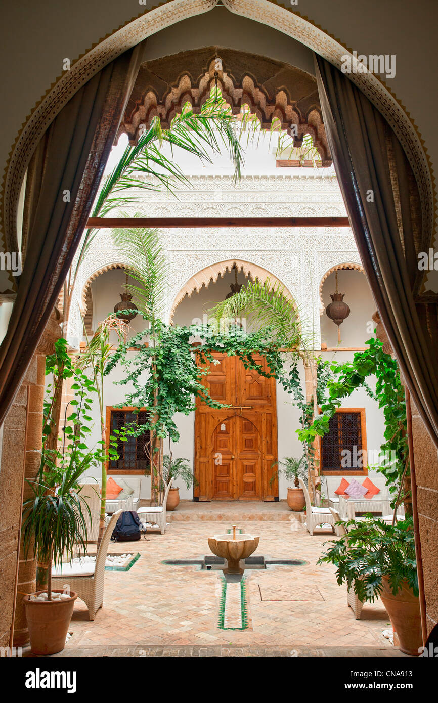 Morocco, Rabat, inside the Riad Kalaa Stock Photo - Alamy