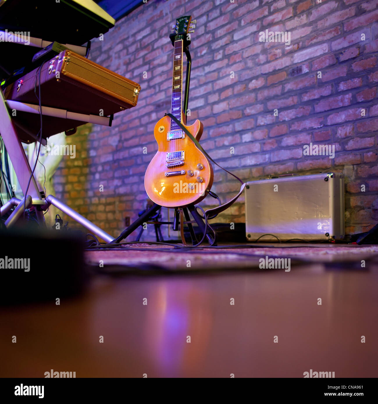 stage in a music club Stock Photo - Alamy