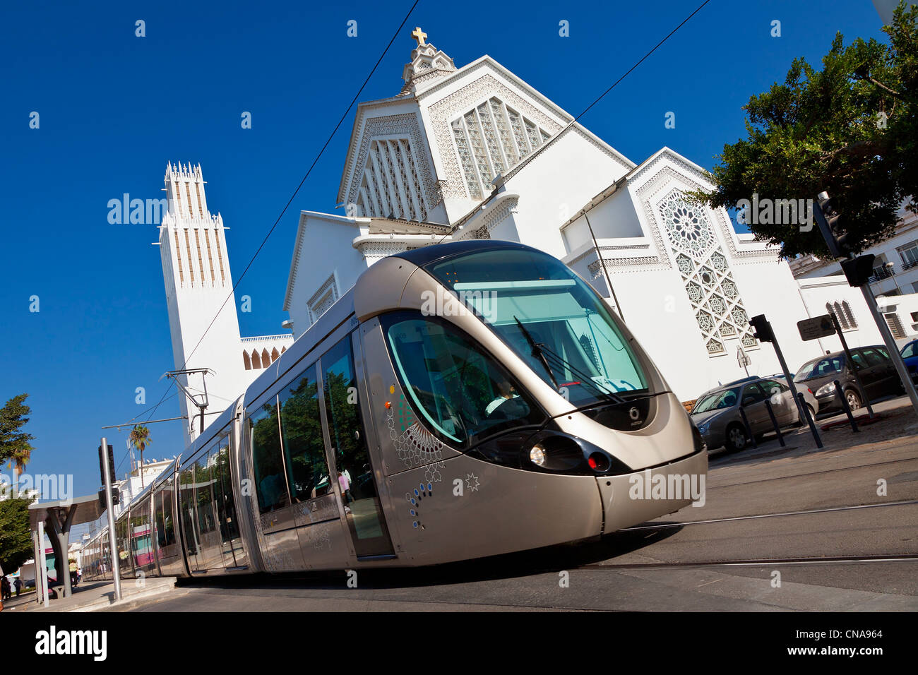 Morocco, Rabat, tramway Stock Photo - Alamy