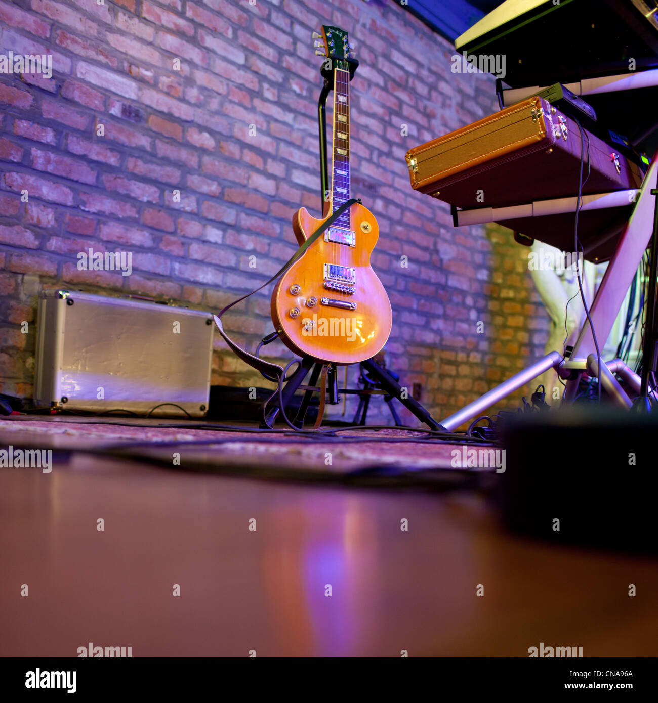 stage in a music club Stock Photo - Alamy