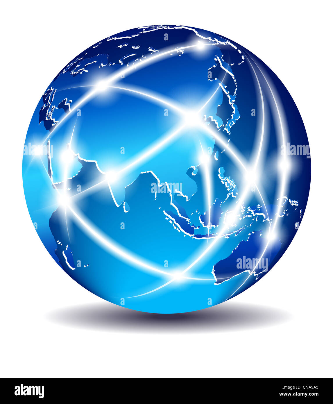 Communication World, Global Commerce - China, Far East Stock Photo - Alamy