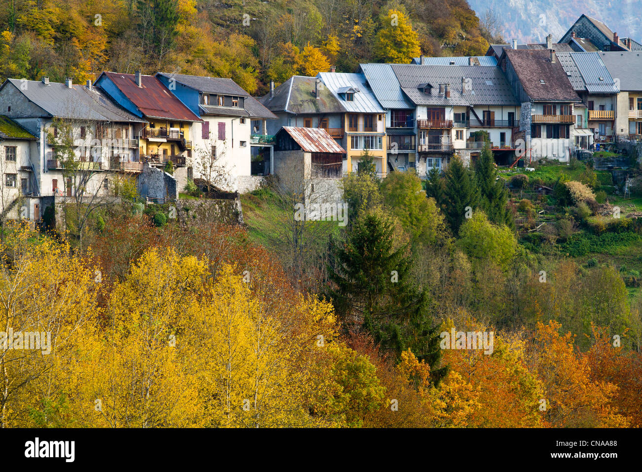 France, Savoie, Parc Naturel Regional du Massif des Bauges (Natural ...