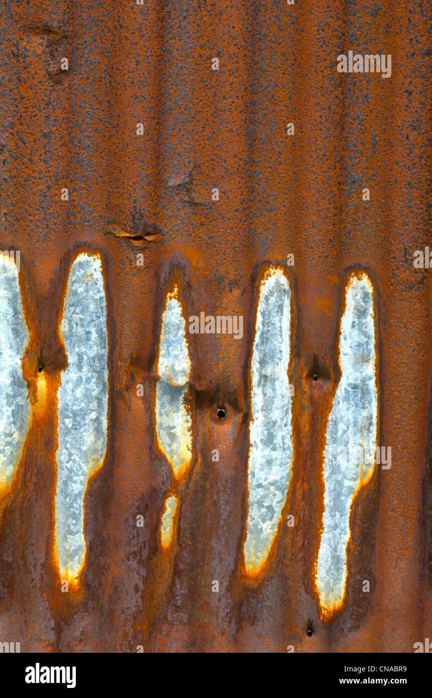 Rusty Corrugated Metal Stock Photo - Alamy