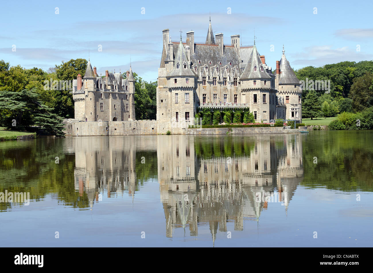 France, Loire Atlantique, Missillac, Brière natural regional park, the ...