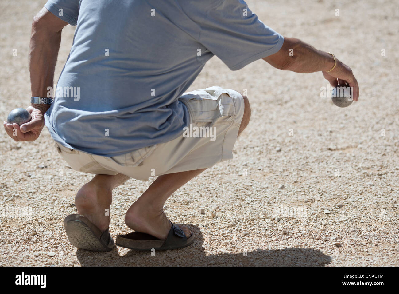 Petanque pitch france hi-res stock photography and images - Alamy
