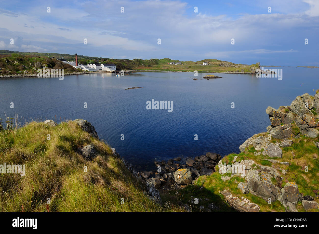 United Kingdom, Scotland, Inner Hebrides, Islay Island, Port Ellen ...