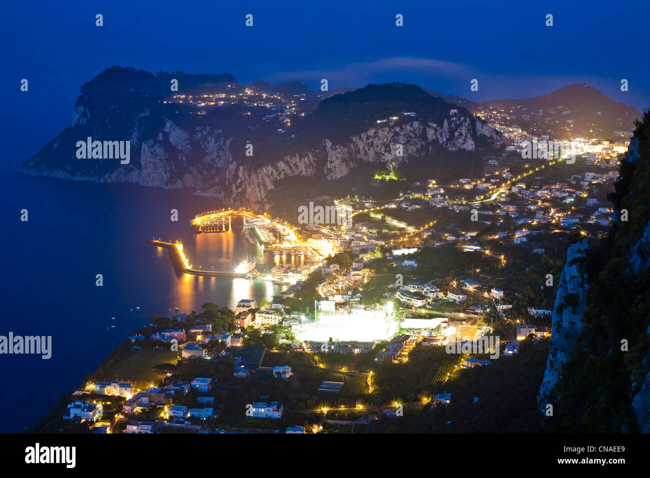 Gulf of naples view to capri hi-res stock photography and images - Alamy