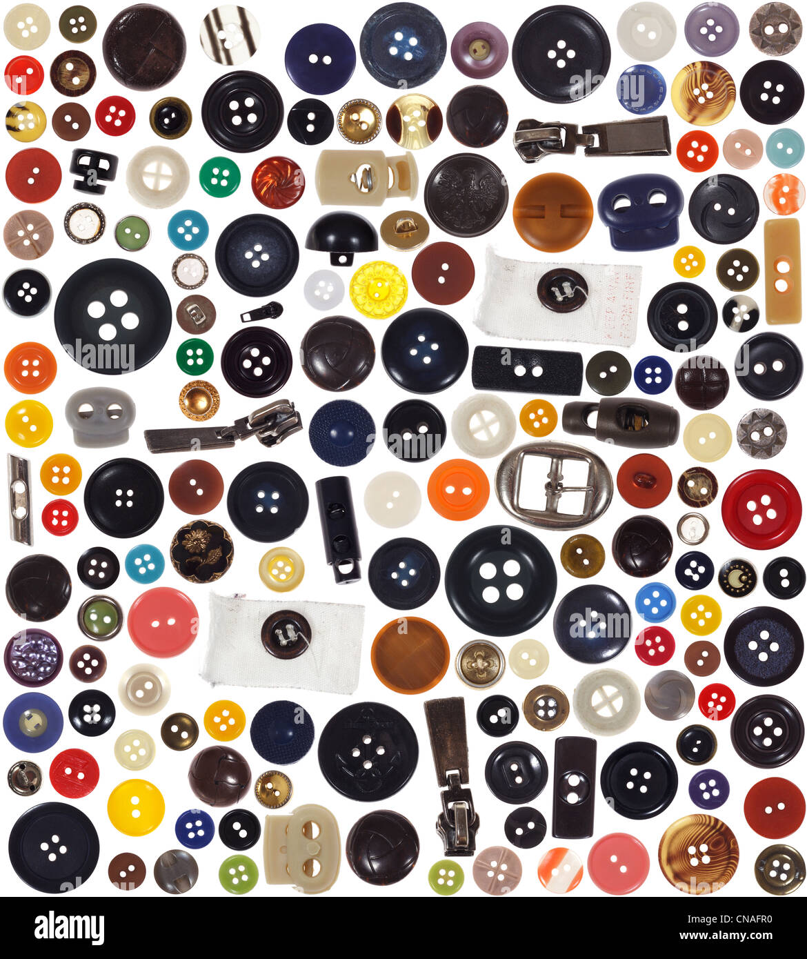 Many different sized and shaped buttons - set Stock Photo - Alamy