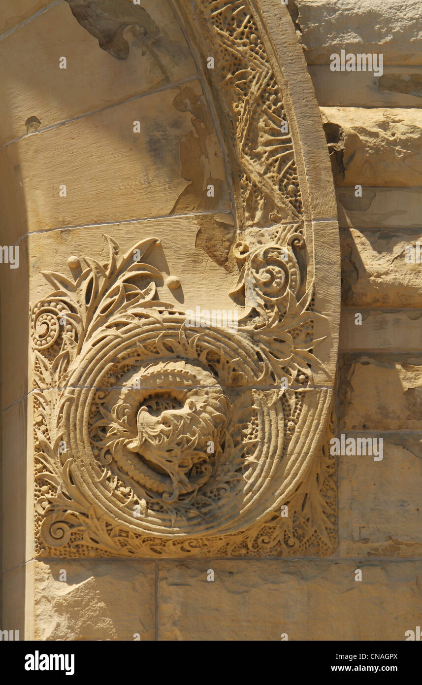 Side Entrance Detail to the Wells County Courthouse, Bluffton, Indiana ...