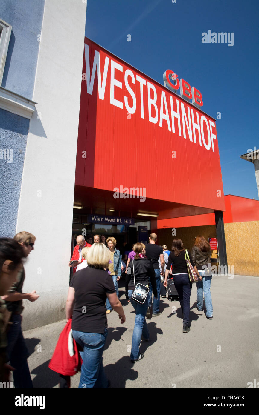 Austria, Vienna, Westbahnhof Stock Photo - Alamy