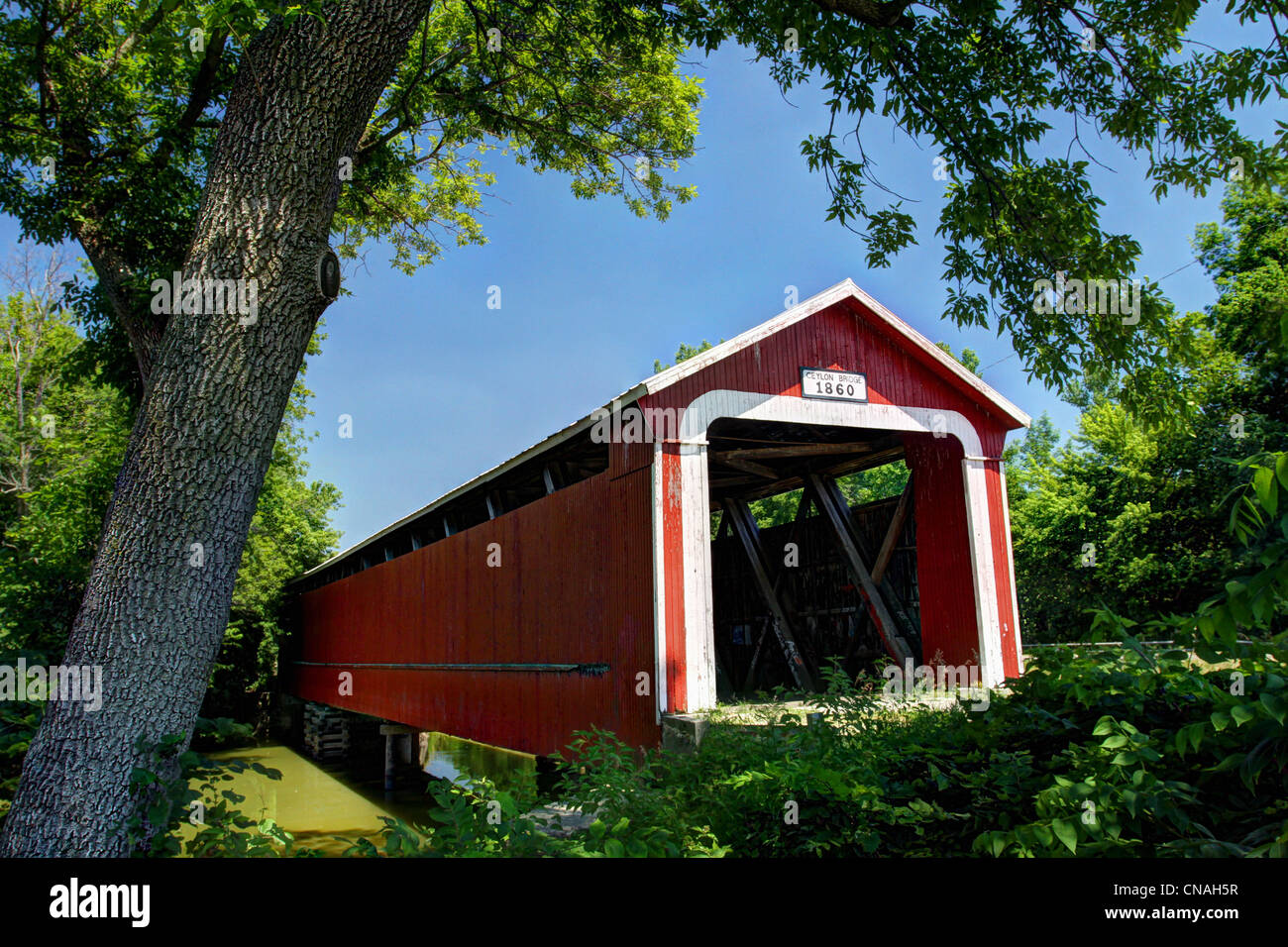 Ceylon Bridge . Ceylon Covered Bridge. Ceylon, Adams County, Indiana ...