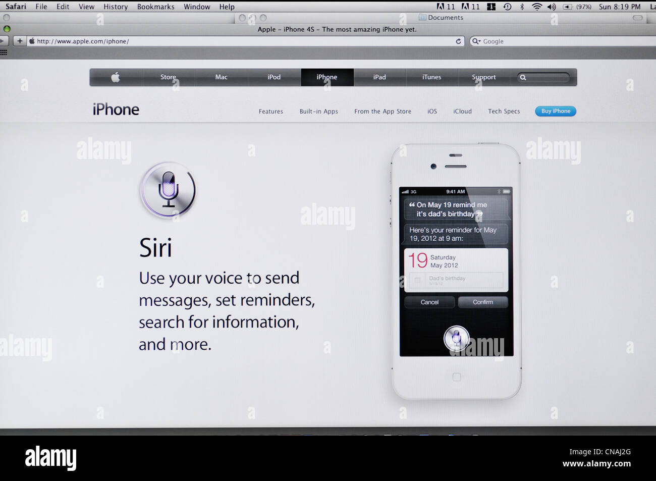 Siri hi-res stock photography and images - Alamy