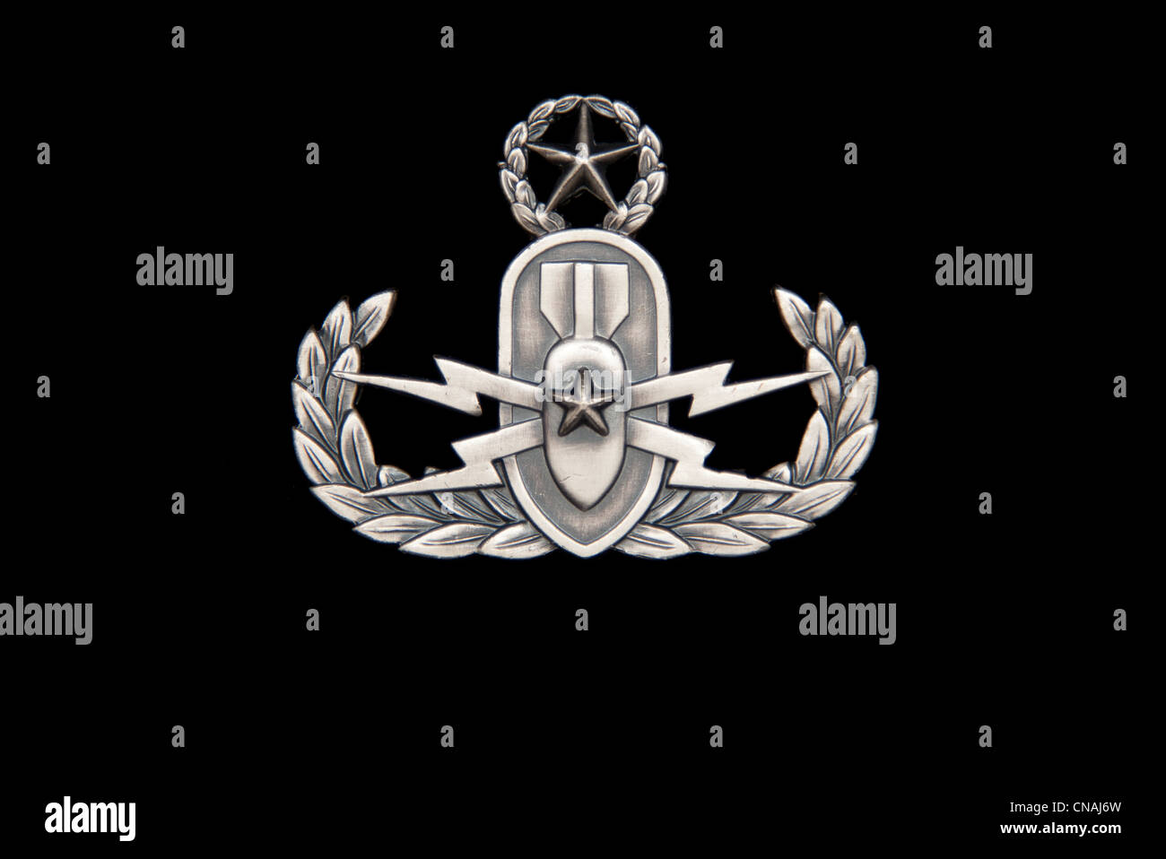 US Armed Forces Explosive Ordnance Disposal (EOD) Master badge, worn by ...
