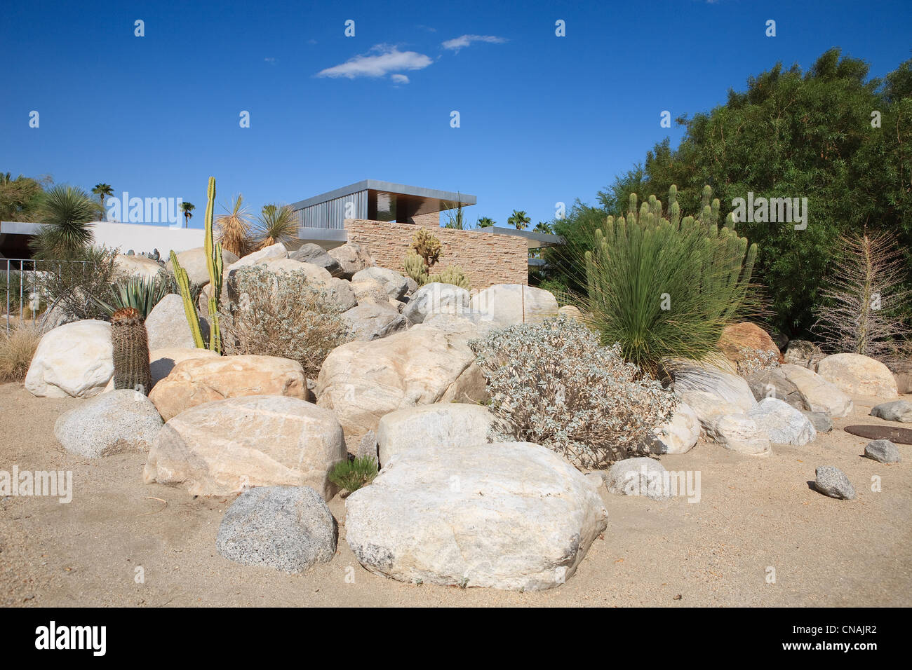 United States, California, Palm Springs, the Kaufman House by the ...