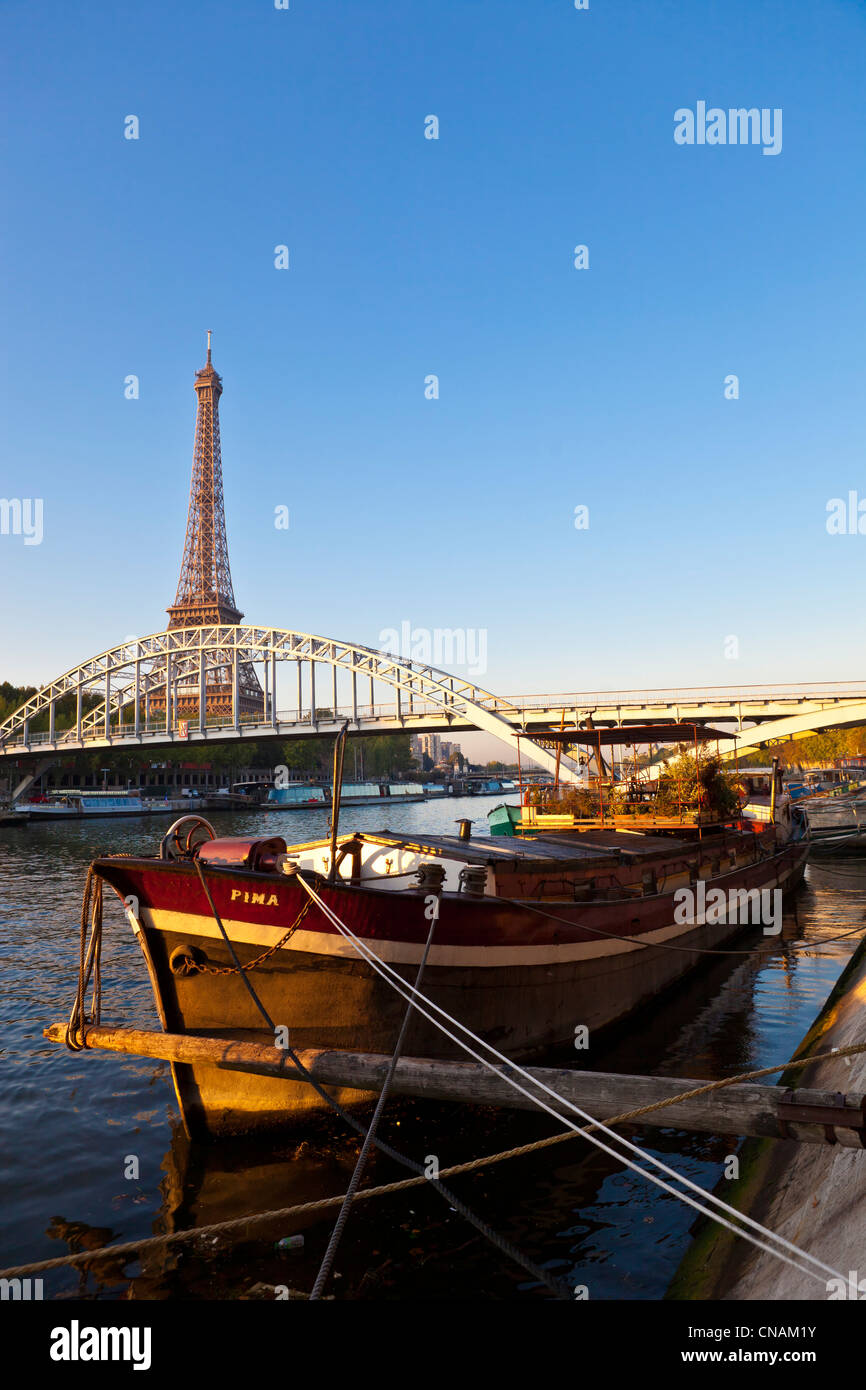 France, Paris, Seine river banks, listed as World Heritage by UNESCO ...
