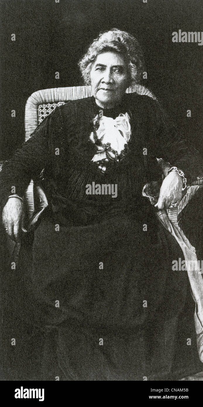 Liliuokalani, the last monarch and only queen regnant of the Kingdom of ...