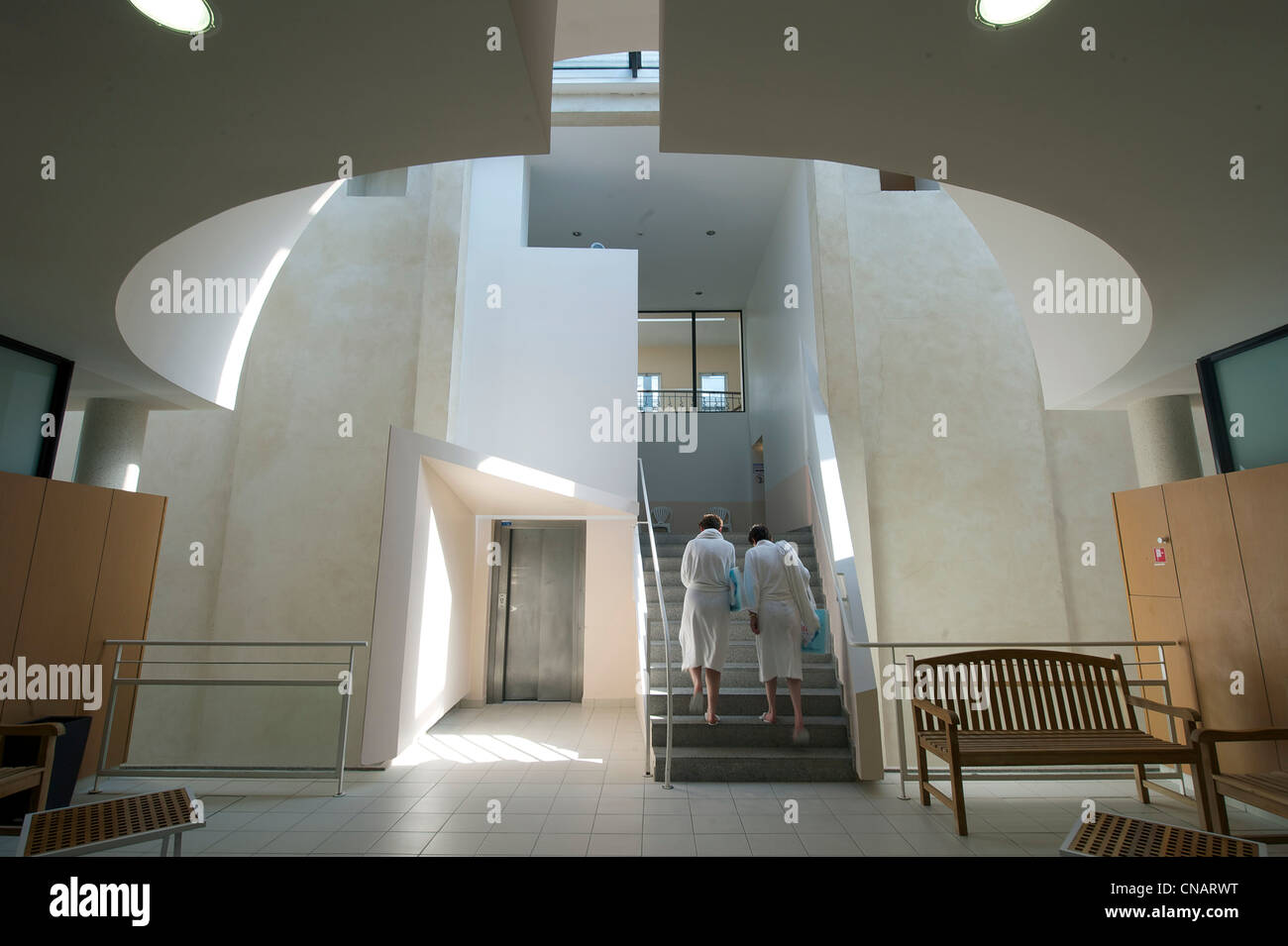 France, Vosges, Vittel spa and health Resort, Vittel thermal spa Stock ...