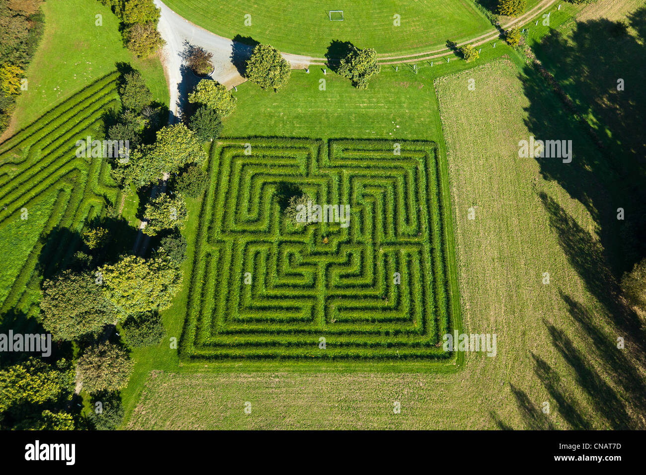 Labyrinth aerial view hi-res stock photography and images - Alamy