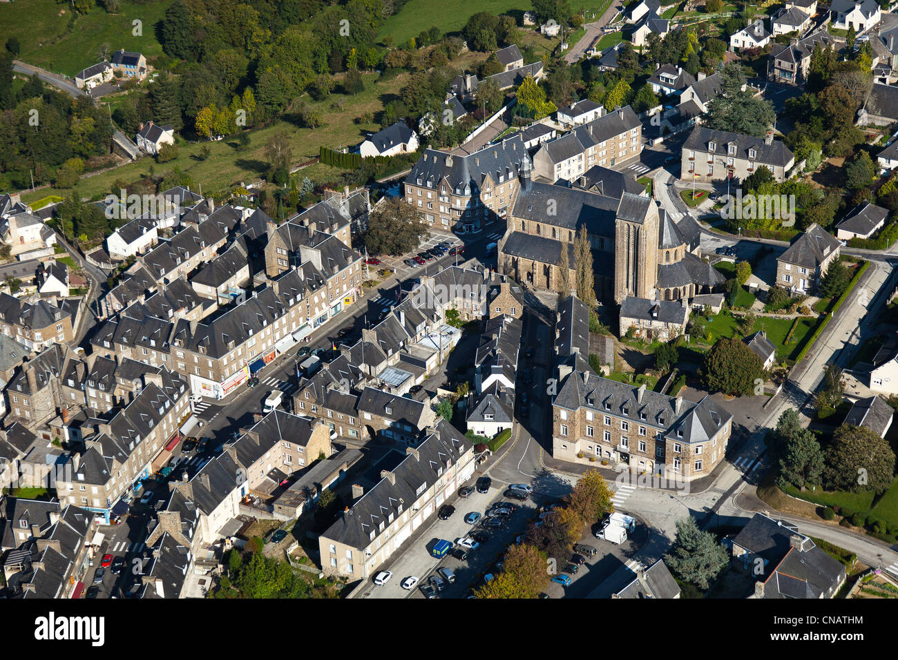 Mortain aerial view hi-res stock photography and images - Alamy
