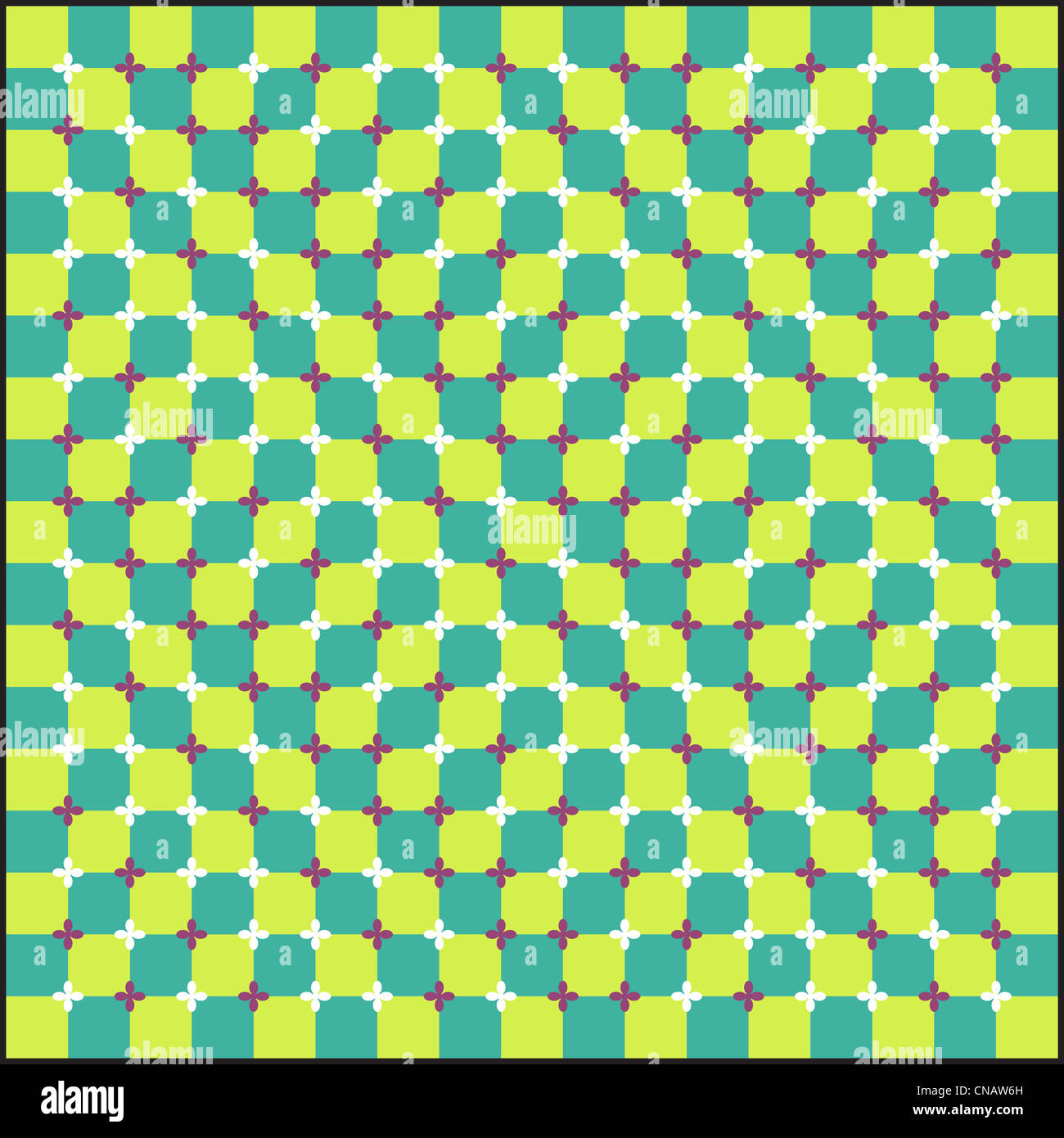 Optical illusion, colorful blocks, different shapes Stock Photo - Alamy