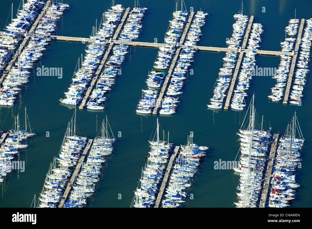 France, Var, Bandol, port (aerial view Stock Photo - Alamy