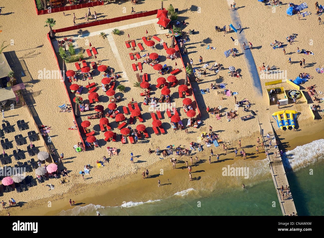 France, Var, La Croix Valmer, Gigaro beach (aerial view Stock Photo - Alamy