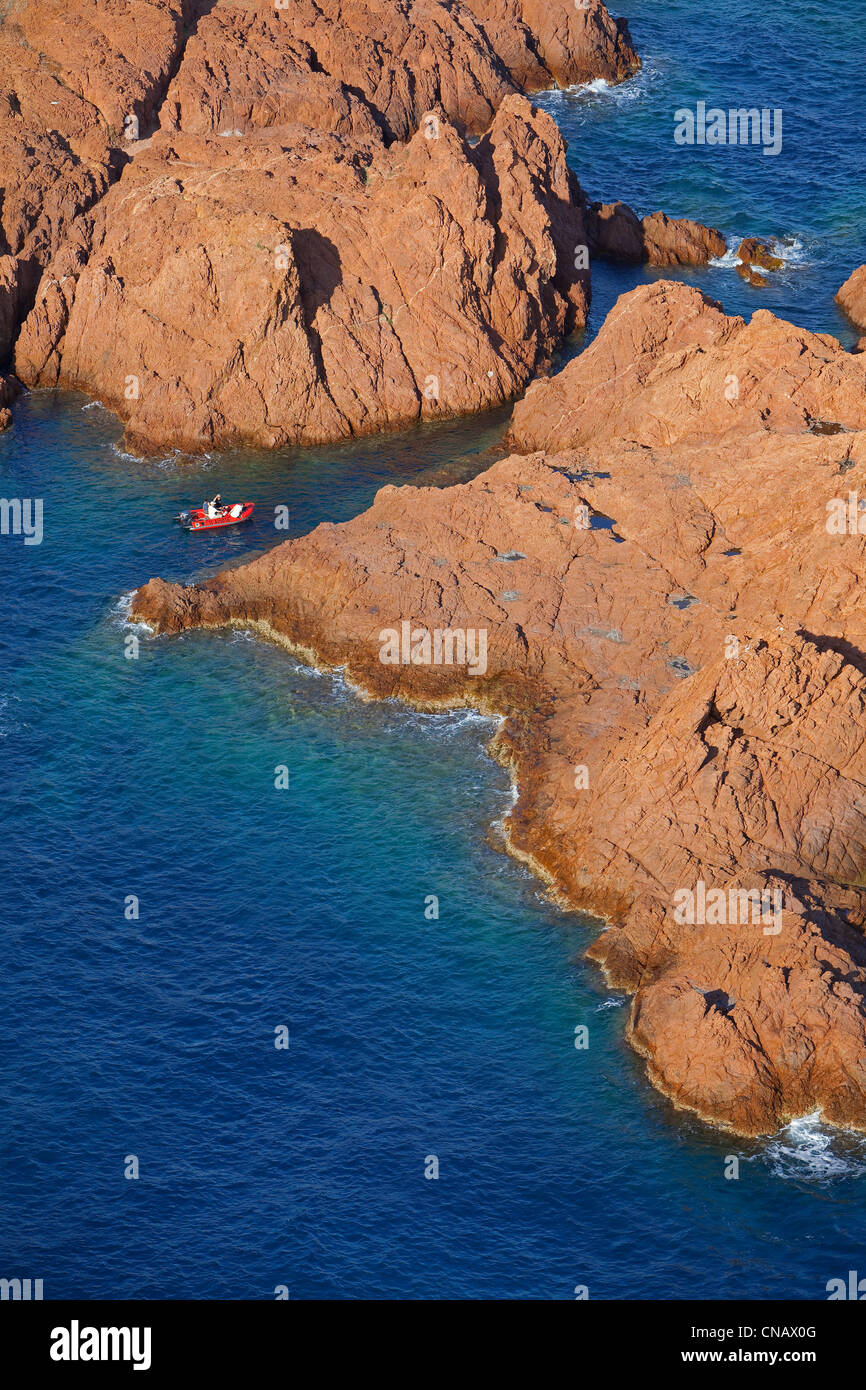 France, Var, Esterel, Saint Raphael, hamlet Dramont, Cap Dramont ...