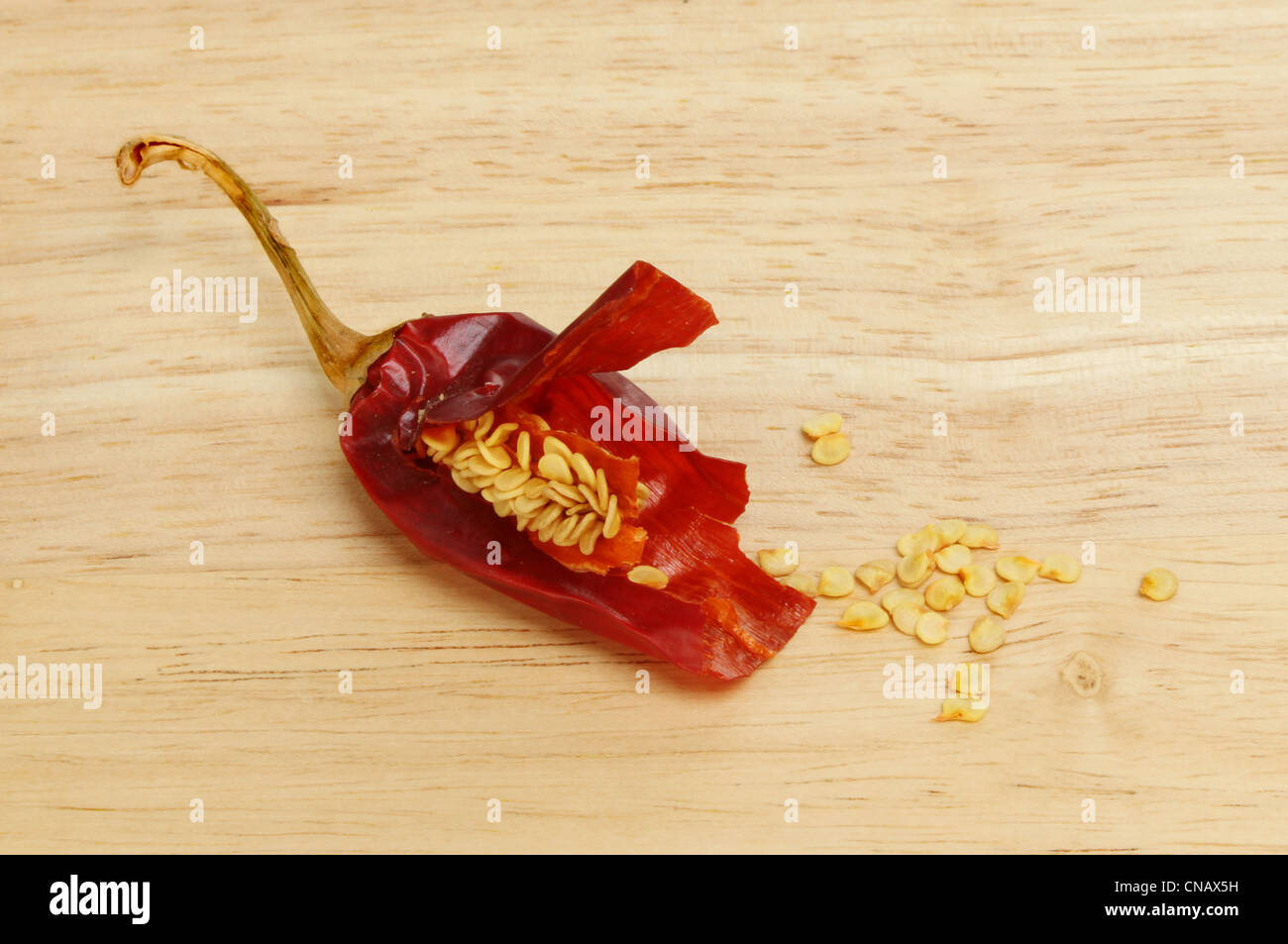 Red chilli seeds hi-res stock photography and images - Alamy