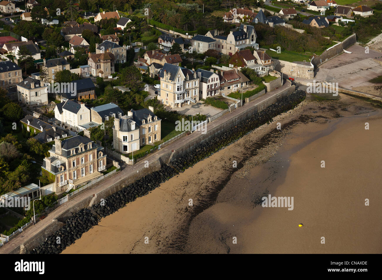France, Calvados, Arromanches les Bains (aerial view Stock Photo - Alamy