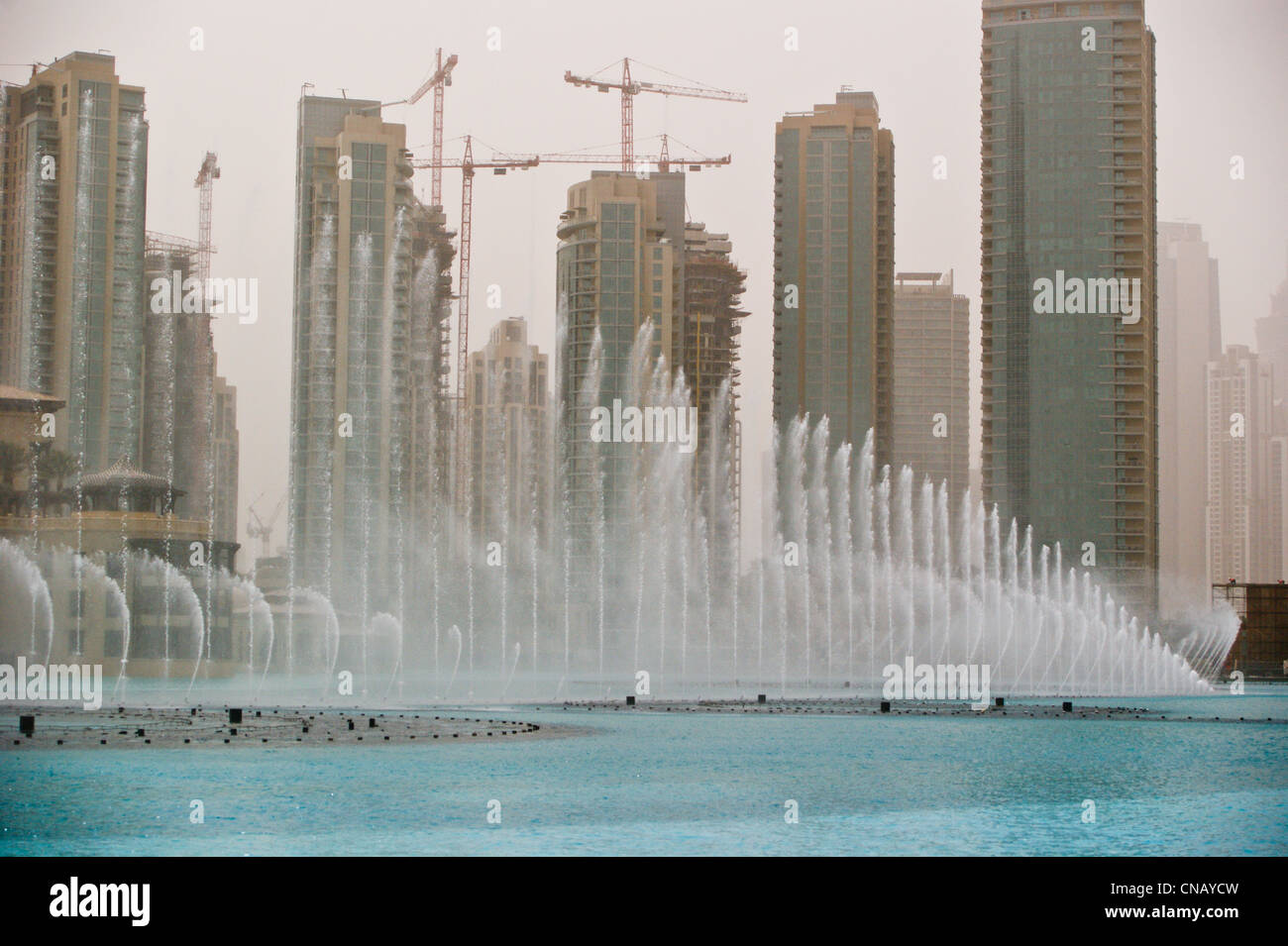 Dubai water feature hi-res stock photography and images - Alamy