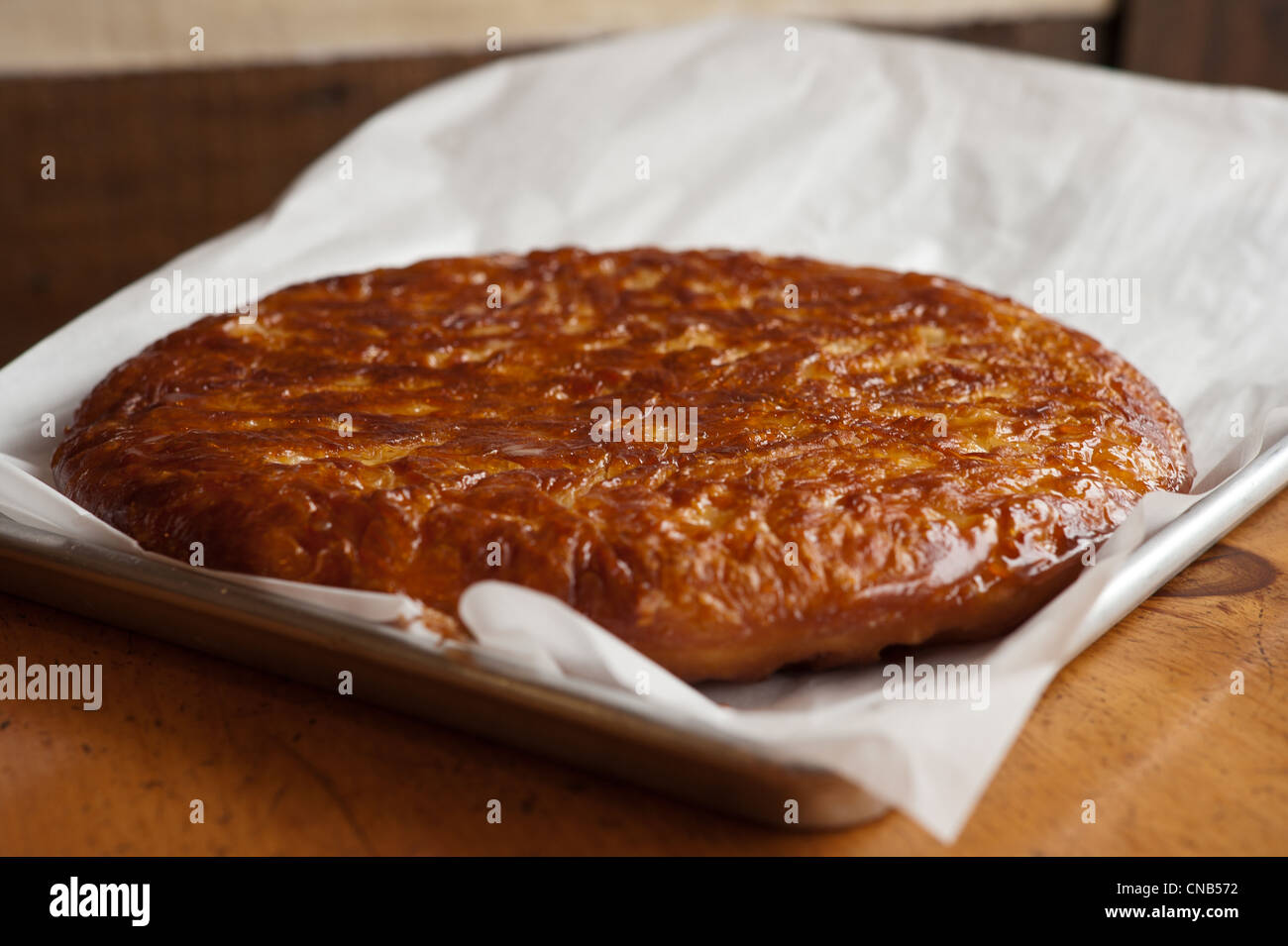 France, Finistere, Quimper, kouign amann, traditional Breton pastry ...